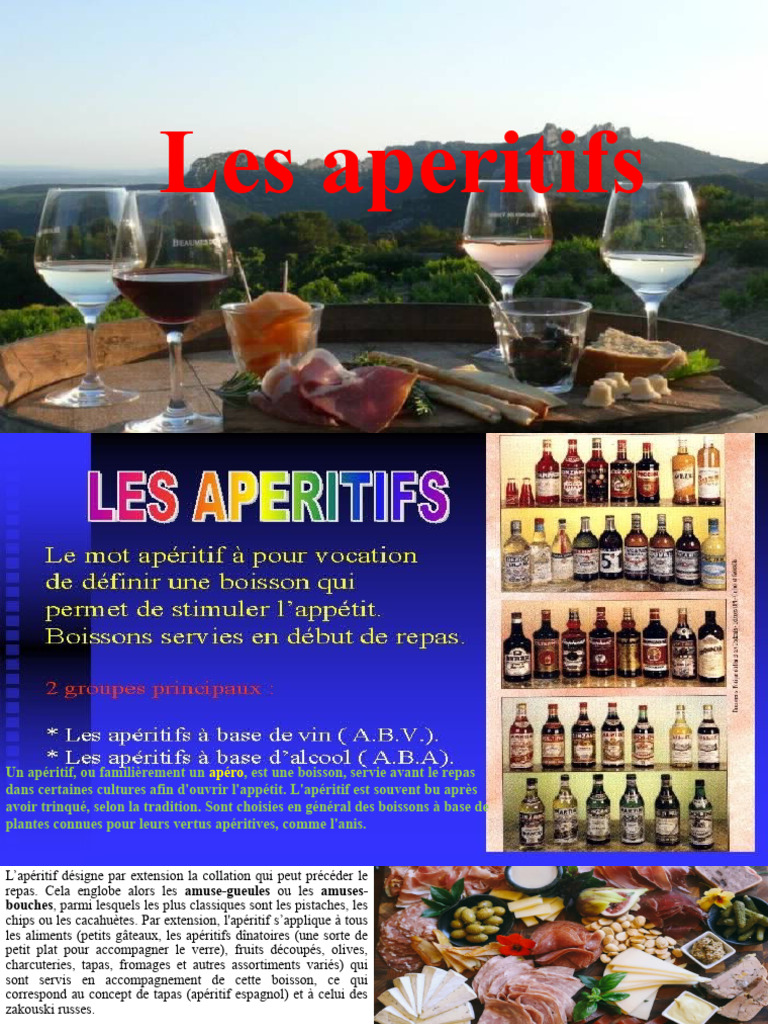 les aperitifs | PDF