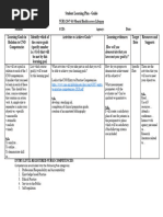 Learning Plan CNO | PDF | Critical Thinking | Nursing