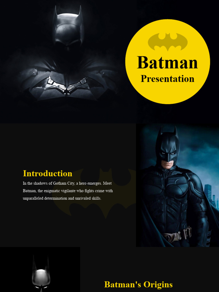 Slide - Egg 82874 Batman Presentation | Download Free PDF | Batman