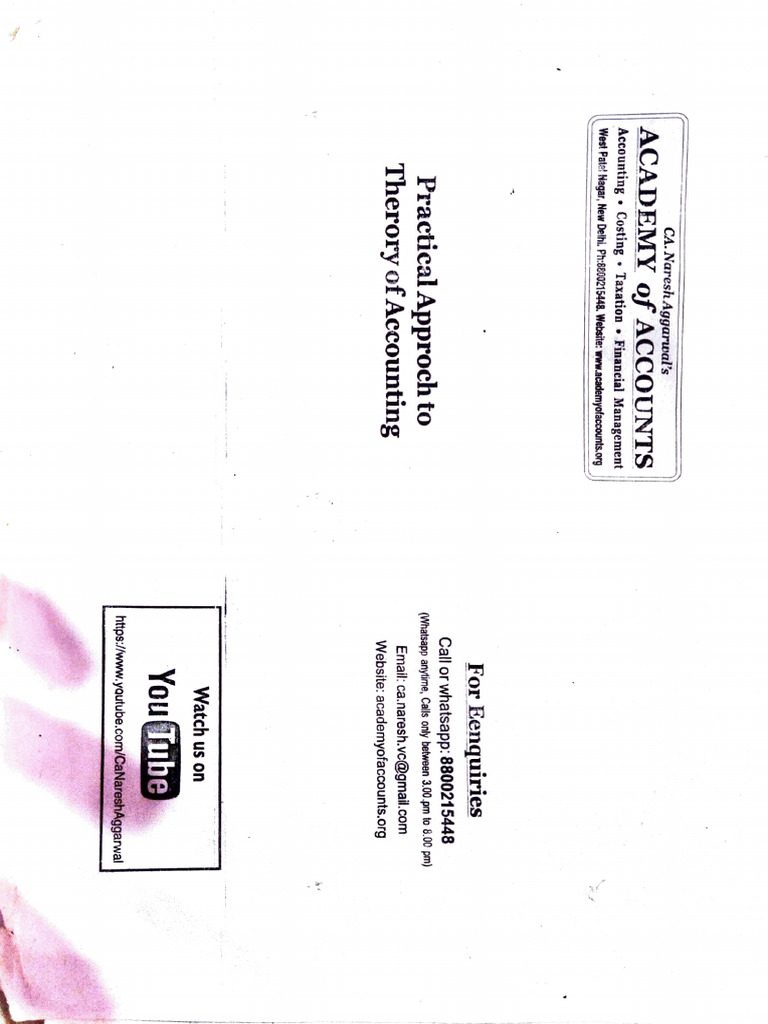 Accounting Notes | PDF | Debits And Credits | Bookkeeping