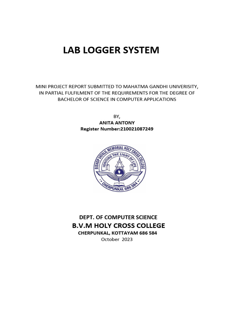 Mini Project Report | PDF | Software Testing | Software Engineering