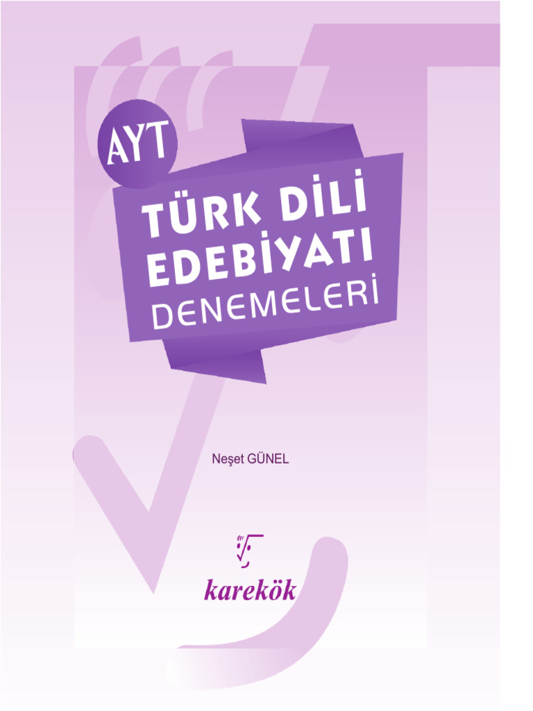 Ayt Edebiyat Deneme | PDF