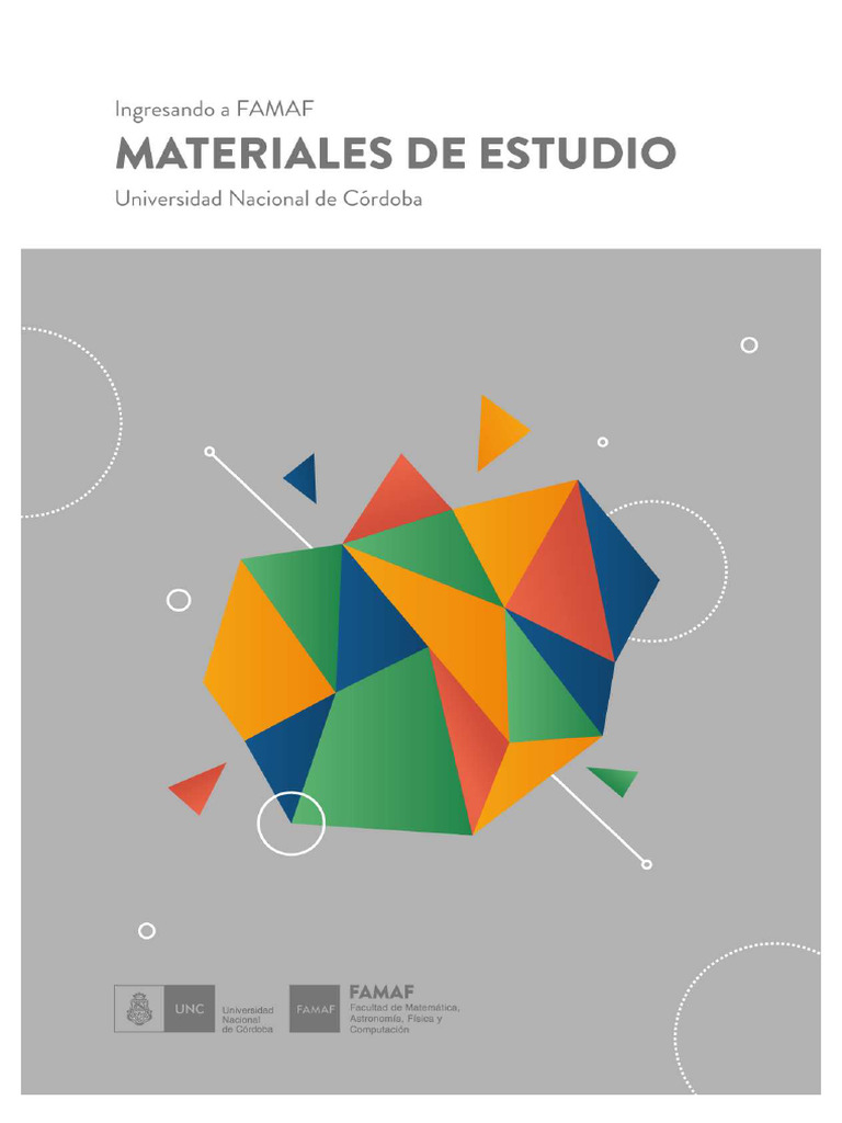 Material Estudio Ingreso FAMAF 2024 | PDF