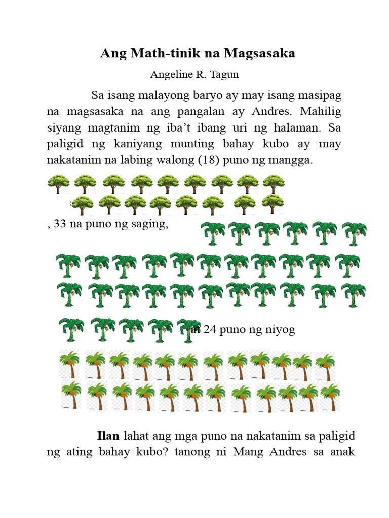 Ang Masipag Na Magsasaka | PDF