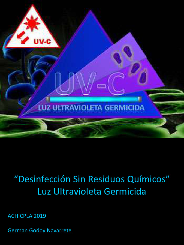 Desinfección Sin Residuos Químicos Luz Ultravioleta Germicida | PDF