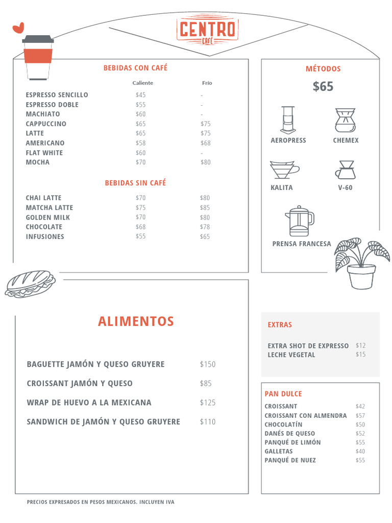 Menu-Centro Esp | PDF