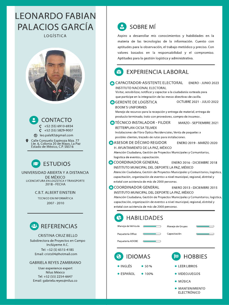 CV Leonardo Palacios | PDF