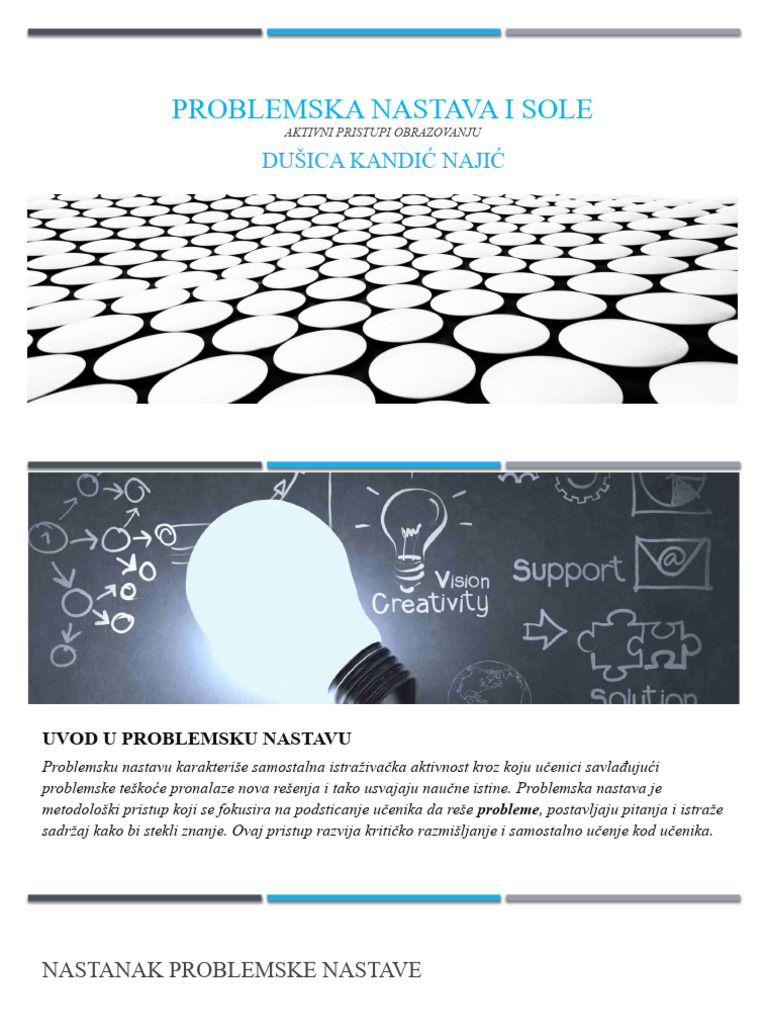 PROBLEMSKA NASTAVA I Sole | PDF