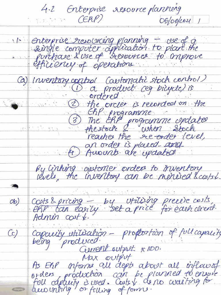 AL Business - Unit 4 | PDF