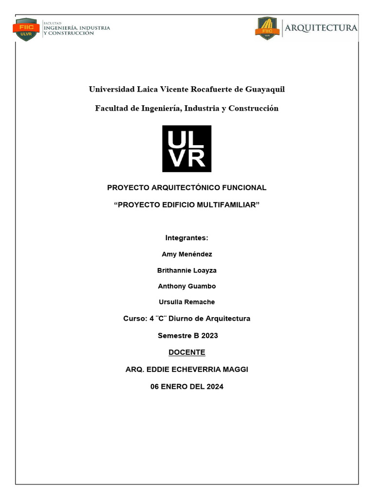 Edificio Unifamiliar Documento Incompleto | PDF | Diseño | edificio