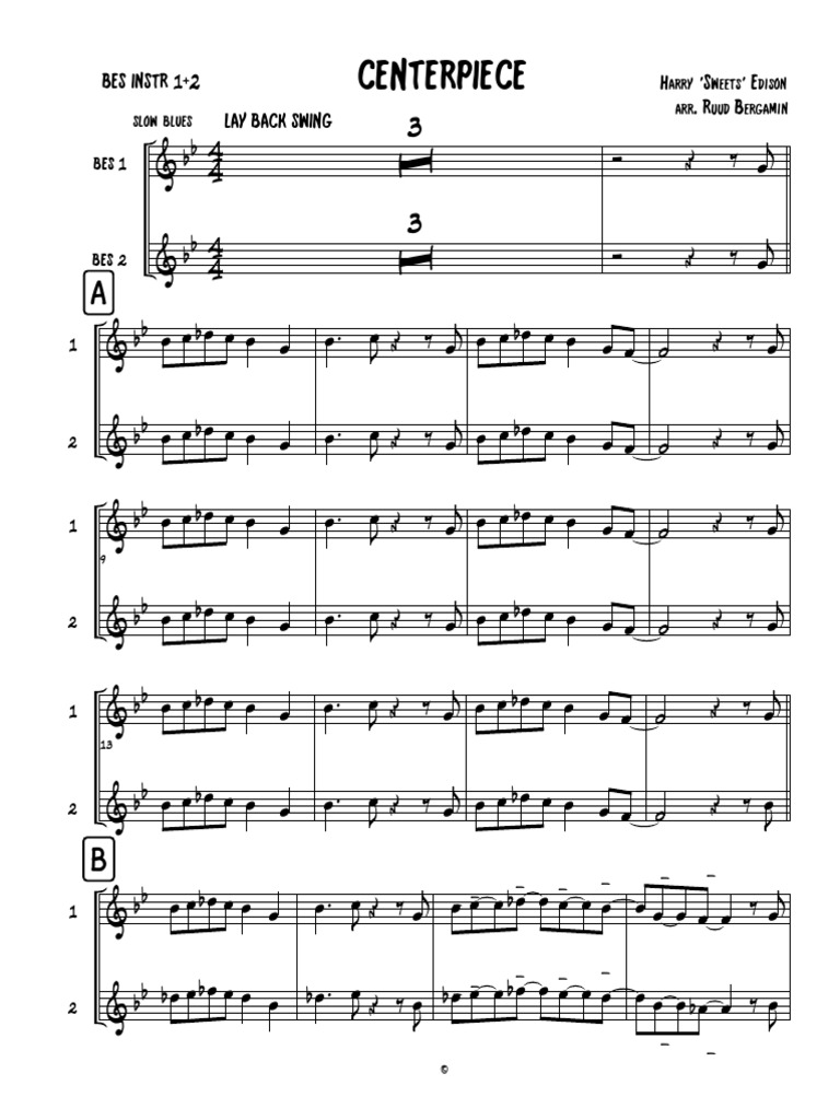 CENTERPIECE Bes Instr 1+2 | PDF