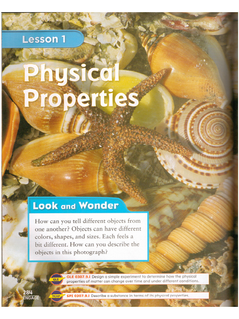 Tennessee Science Textbook Excerpts Upon Which TULP Is Based | PDF