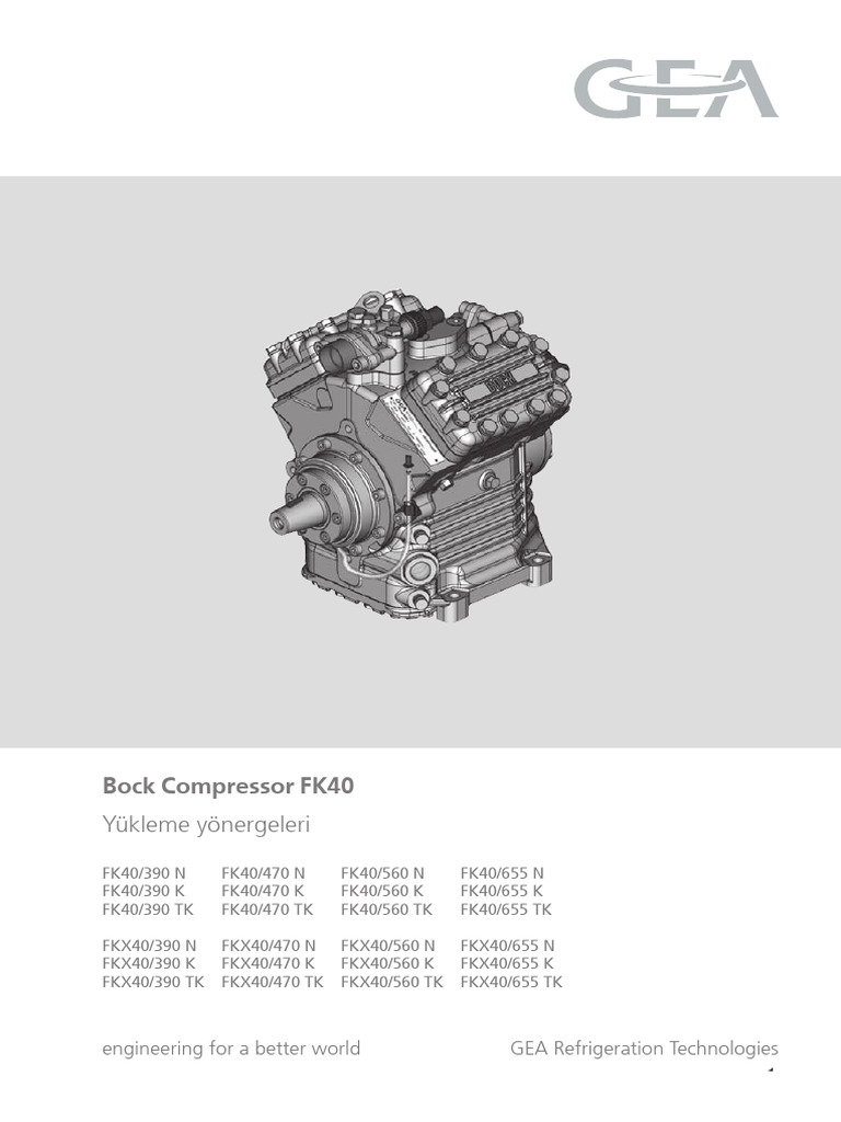 GEA Bock Assembly Instr FK40 TR | PDF