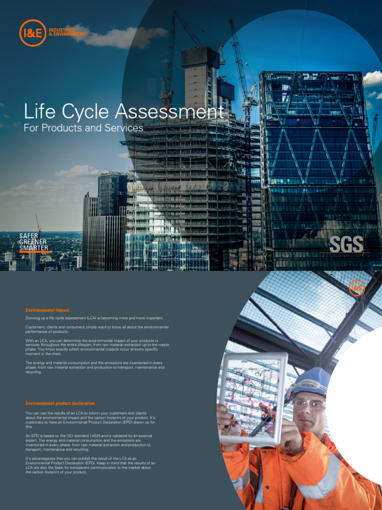 SGS IE Brochure Life Cycle Assessment en | PDF | Life Cycle Assessment ...