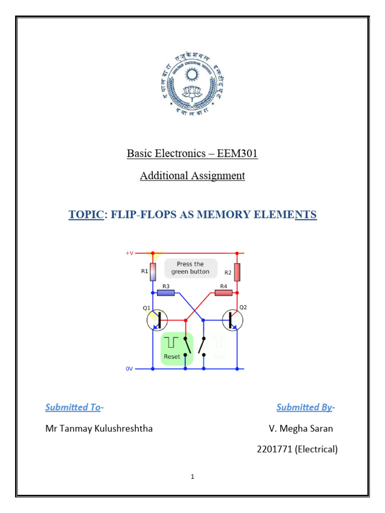 Basic Electronics Flop Flops | PDF | Computer Engineering | Electrical Engineering