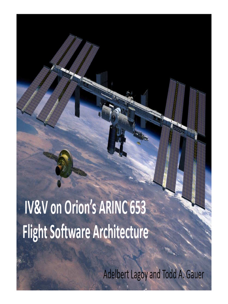 Orion ARINC653 Architecture | PDF | Interface (Computing) | Specification (Technical Standard)