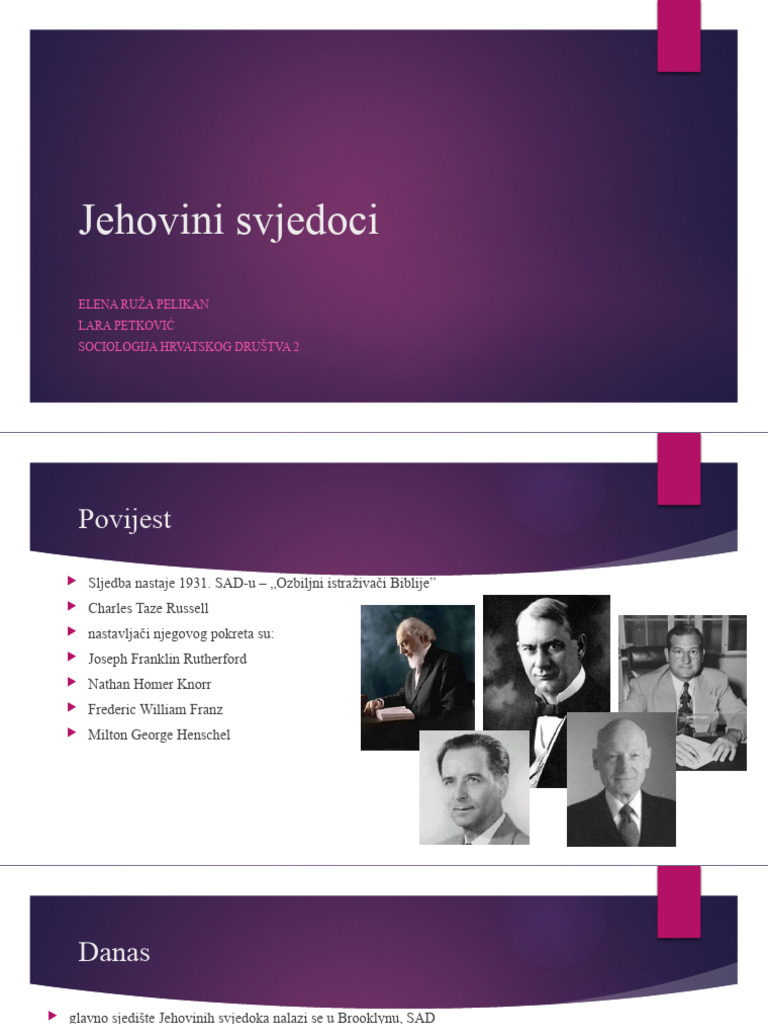 Jehovini Svjedoci - promJENA (Autosaved) | PDF