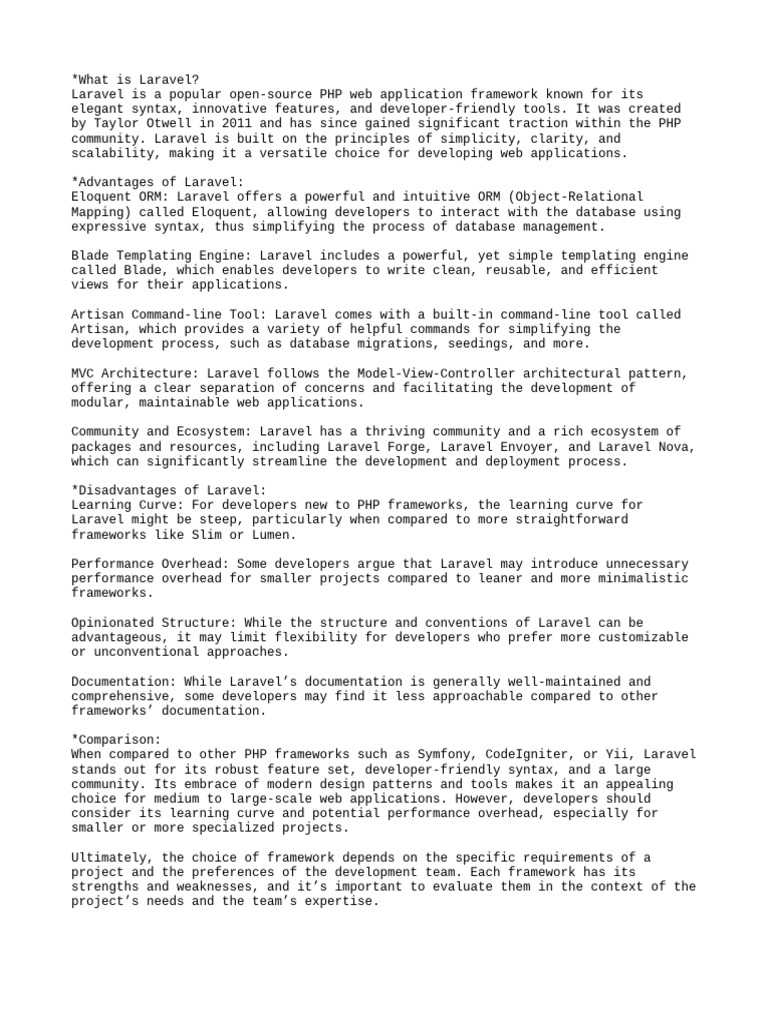 Laravel Intro | PDF | Computer Engineering | Product Development