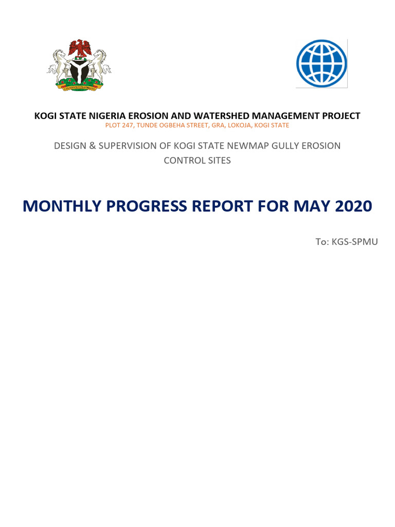 March monthly progress report | PDF