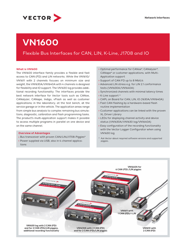 VN16xx FactSheet EN | PDF