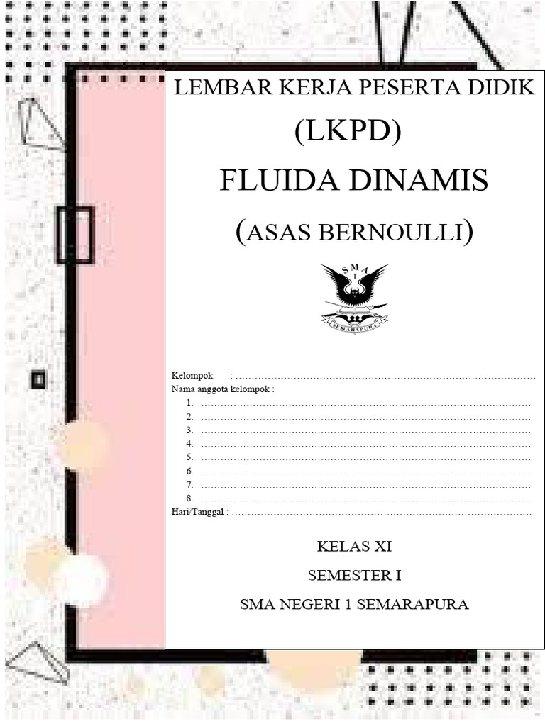 LKPD Fluida Dinamis KLP 2 | PDF