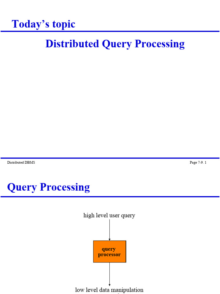 Query Optimization | PDF Query Optimization | PDF