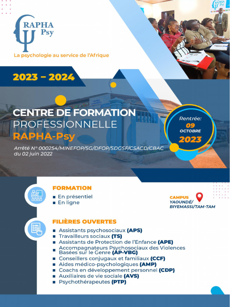 CFP RAPHA-Psy 2023-2024 - 103745 | PDF