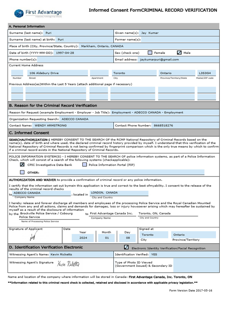CPIC Consent Form 3 1 | PDF