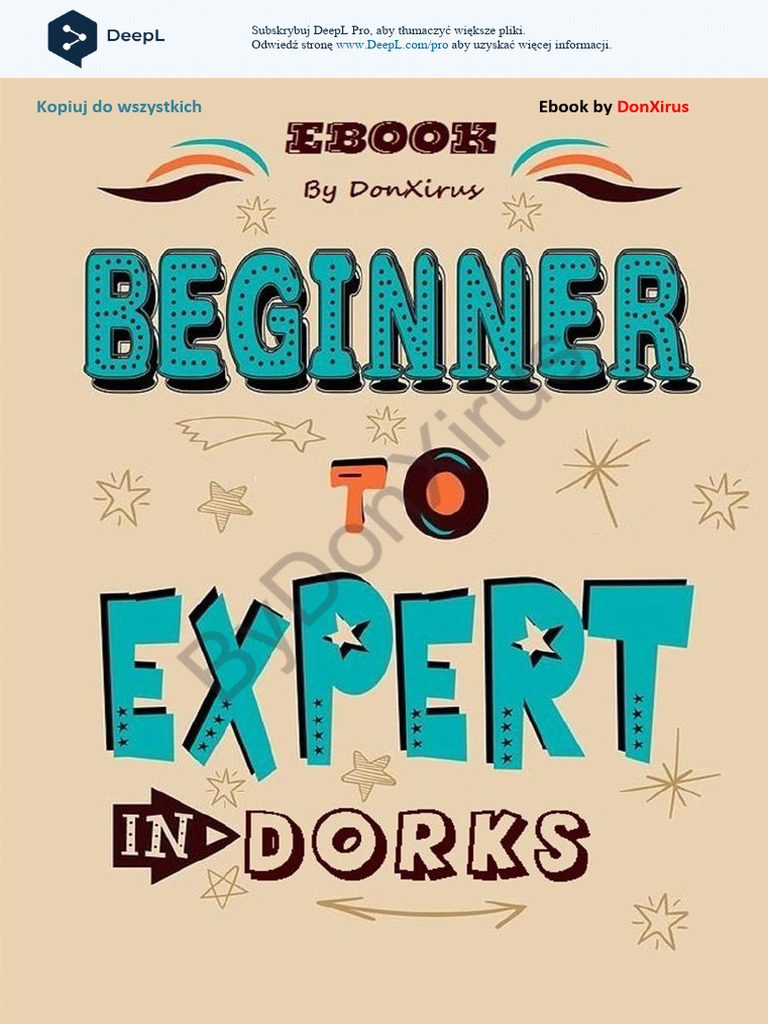 All in One Dorks Making From Beginner To Expert Ebook V1.0 The HQ Ever by Don (2) PL | PDF