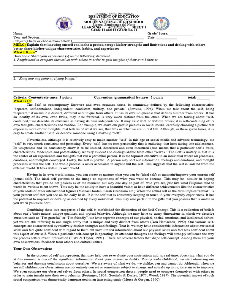 Personal Development | PDF | Thought | Emotions