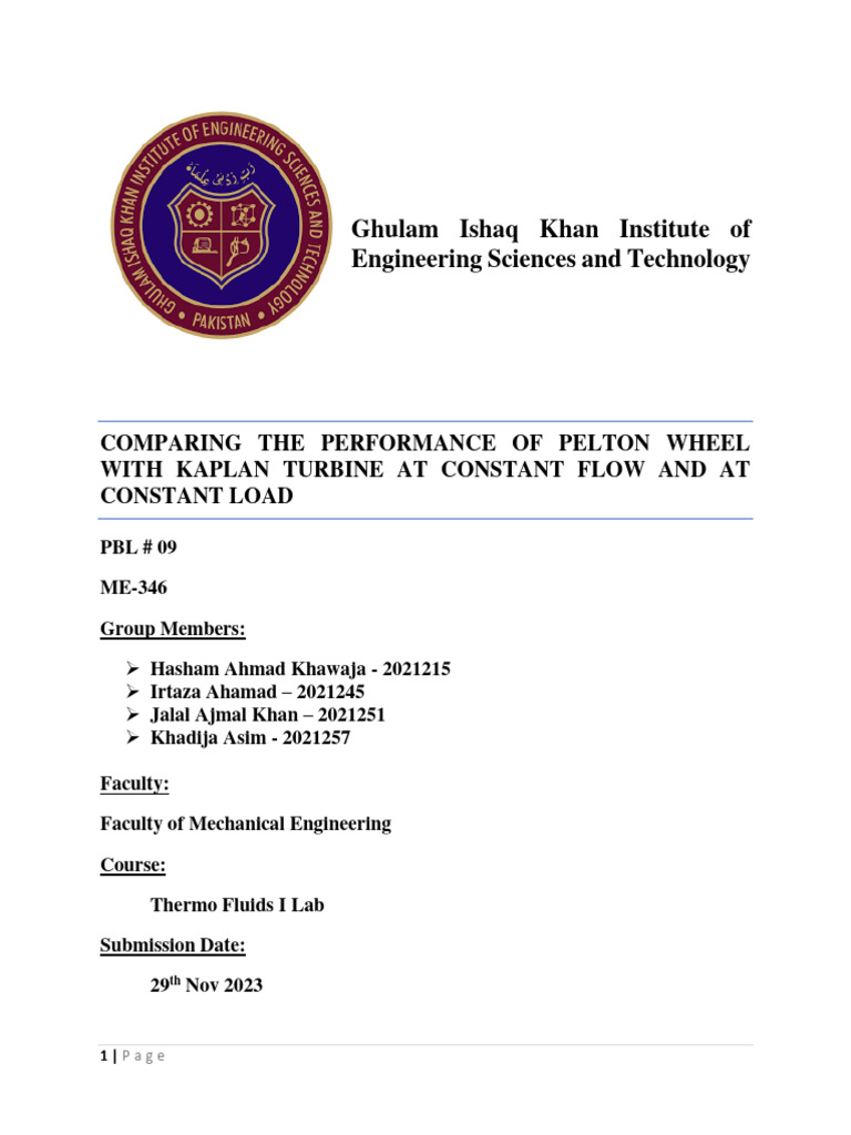 Final PBL Report | PDF | Turbine | Jet Engine