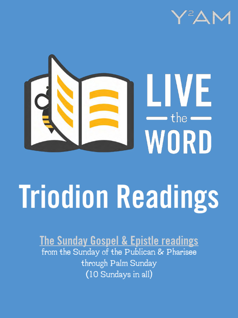 Triodion - Bible - Study - Guide (1) 2024 | PDF | Jesus | Ishmael