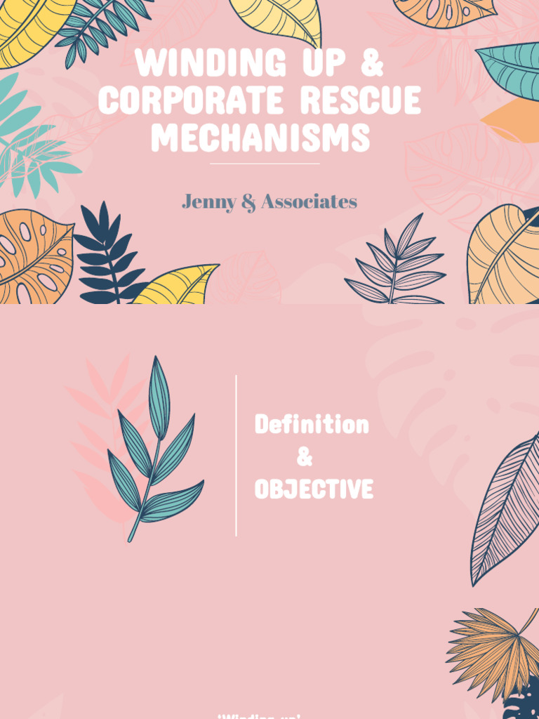 Law of Insolvency Presentation | PDF | Liquidation | Insolvency