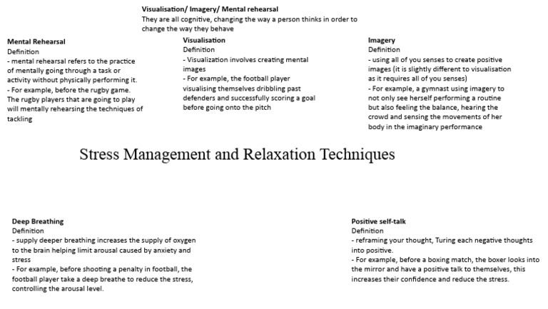 PE Stress Management and Relaxation Techniques | PDF | Relaxation ...