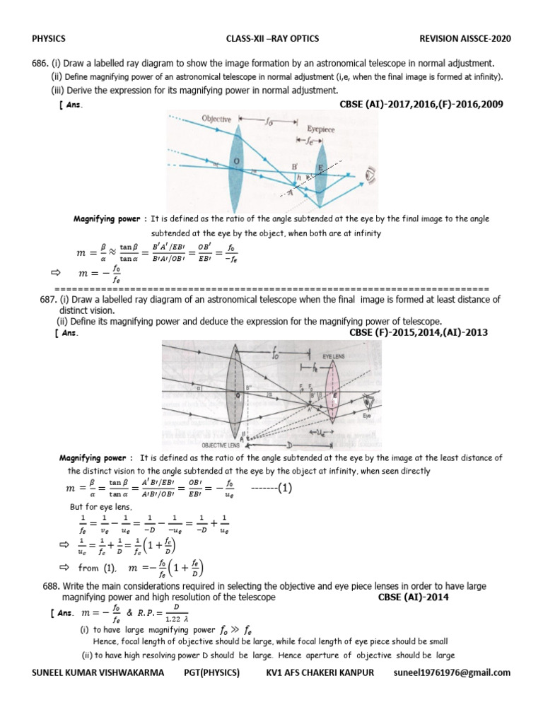 Pages From FAQ Physics 2020 | PDF | Eye | Angular Resolution