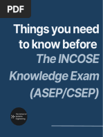 How To Apply INCOSE ASEP-CSEP Certification | PDF | Career & Growth