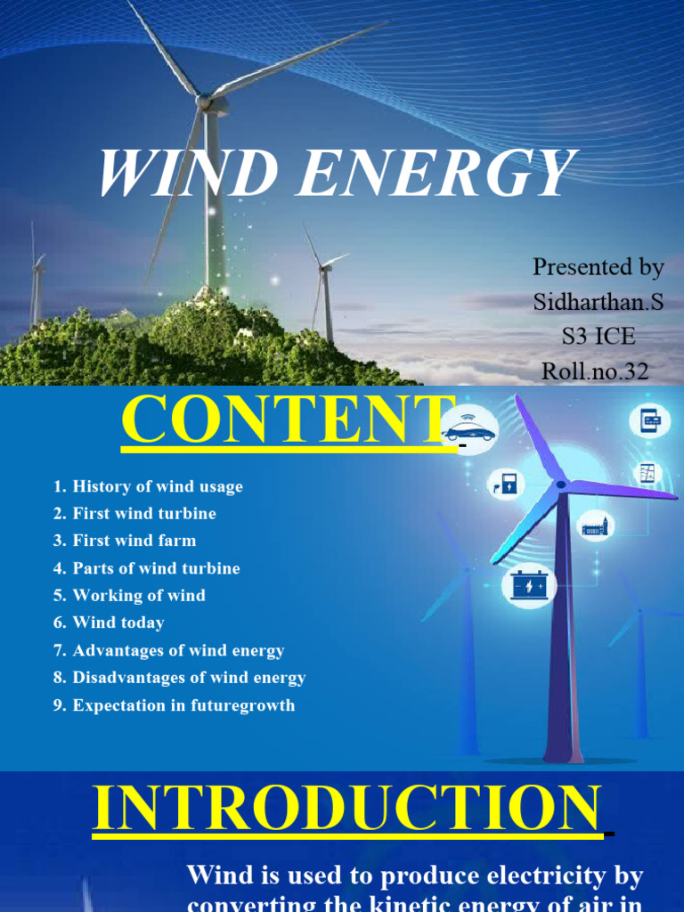 Wind Energy | PDF | Wind Power | Wind Turbine