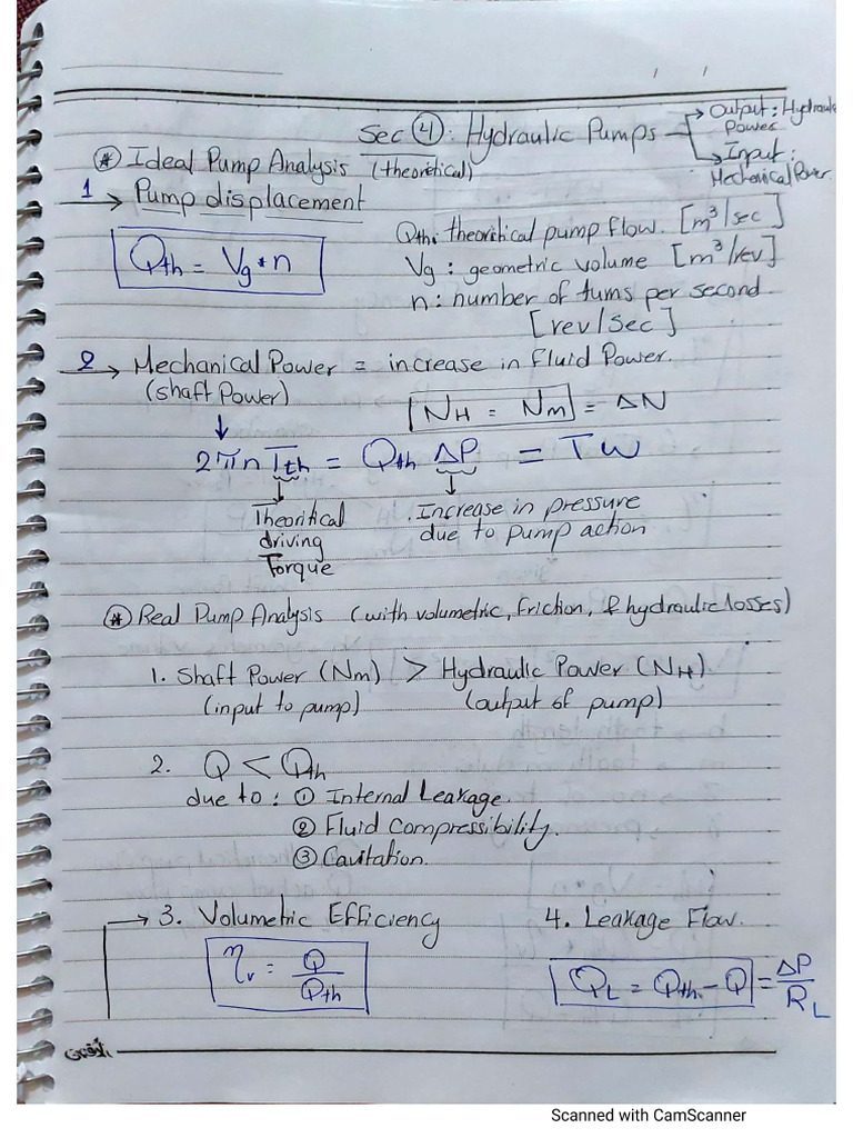 Hydraulic Sec 4 Pumps PT 1 | PDF