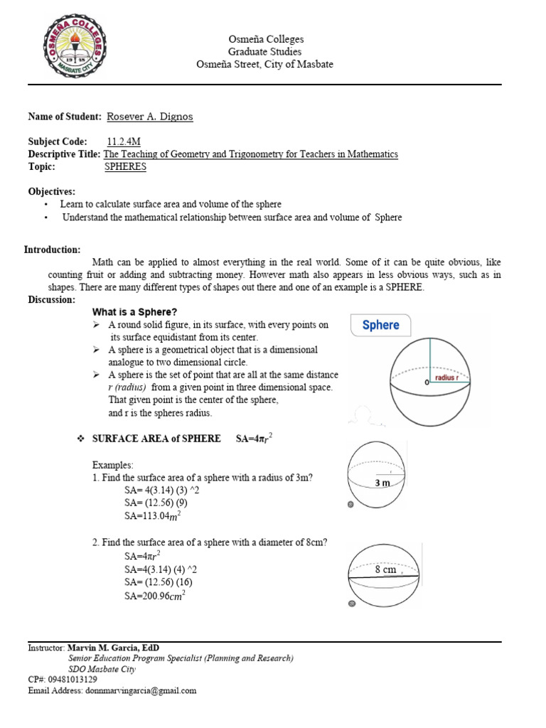 Written Report SPHERES | PDF