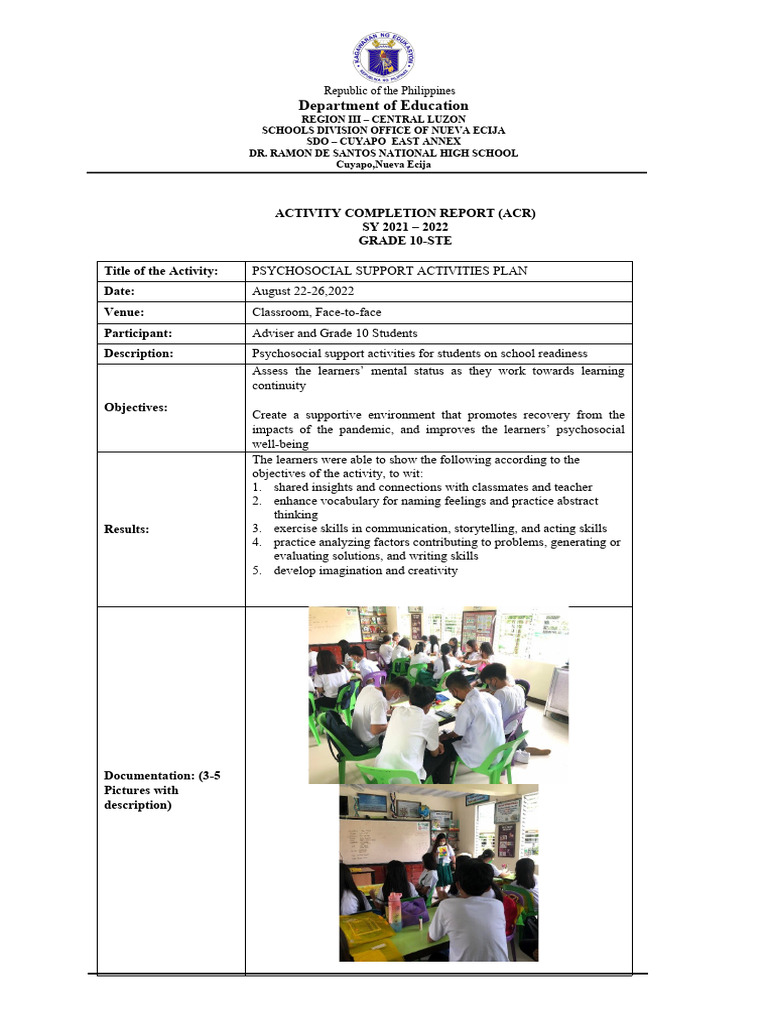 ACR Psychosocial | PDF | Human Communication | Cognitive Science