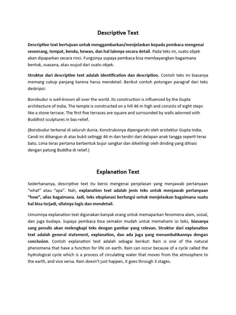 Jenis-jenis Teks | PDF