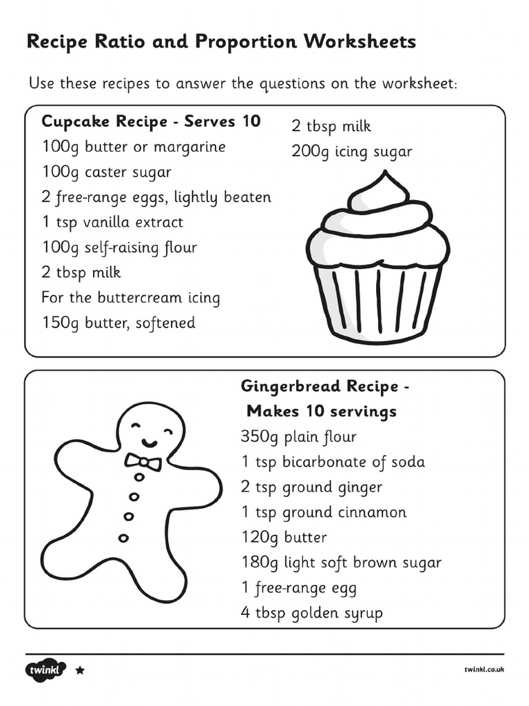GS Ratio Recipe Homework | Download Free PDF | Food And Drink | Units ...