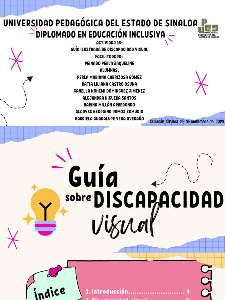 Guía Discapacidad Visual | PDF | Relaciones personales, crianza y desarrollo personal