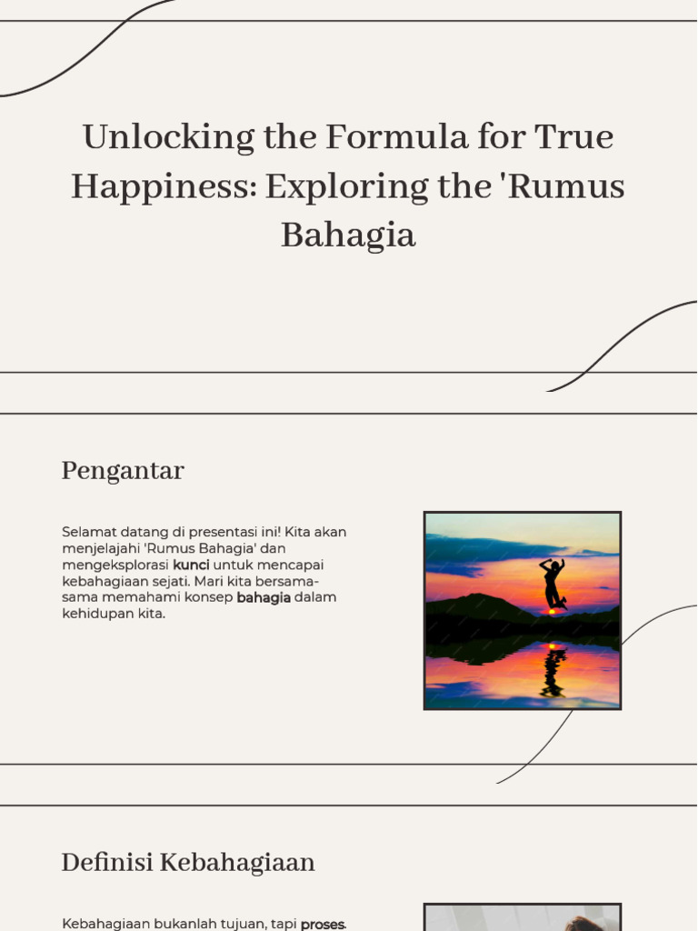 Rumus Bahagia | PDF