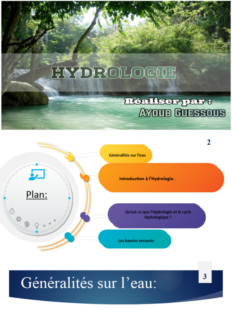 Introduction à l'Hydrologie et Bassins Versants | PDF | Eau | Bassin ...