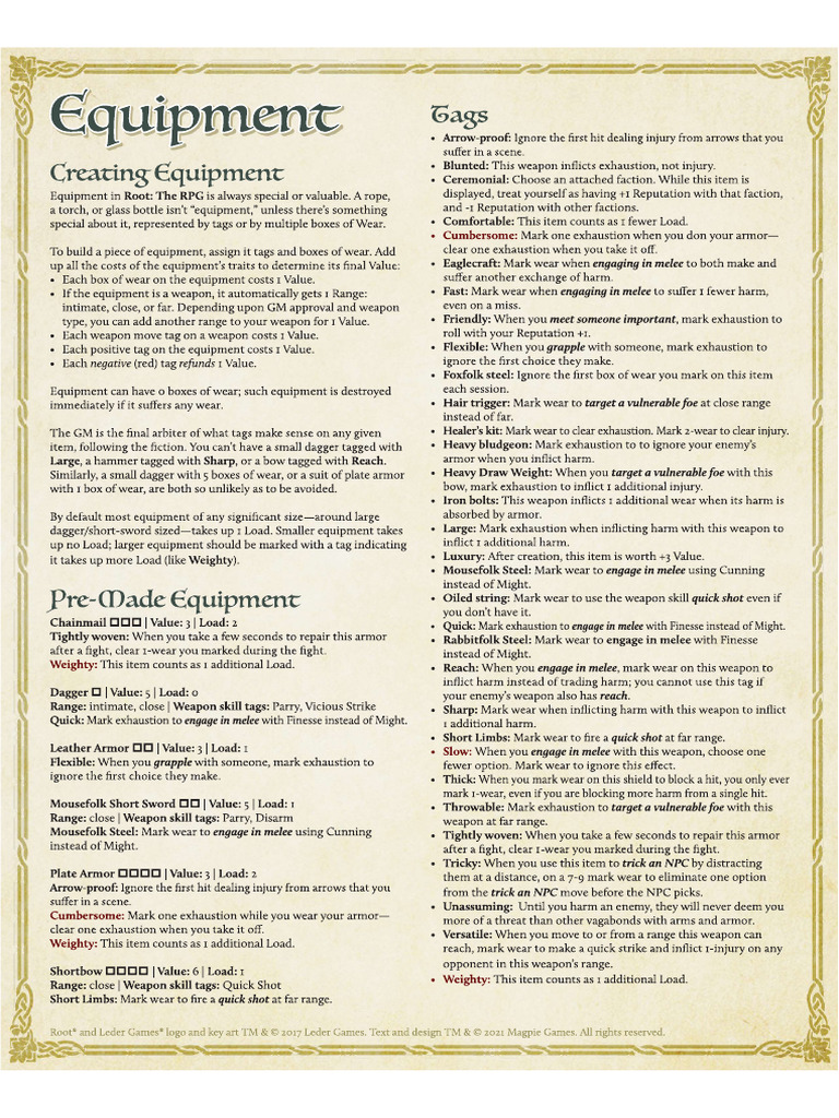 Equipment | PDF