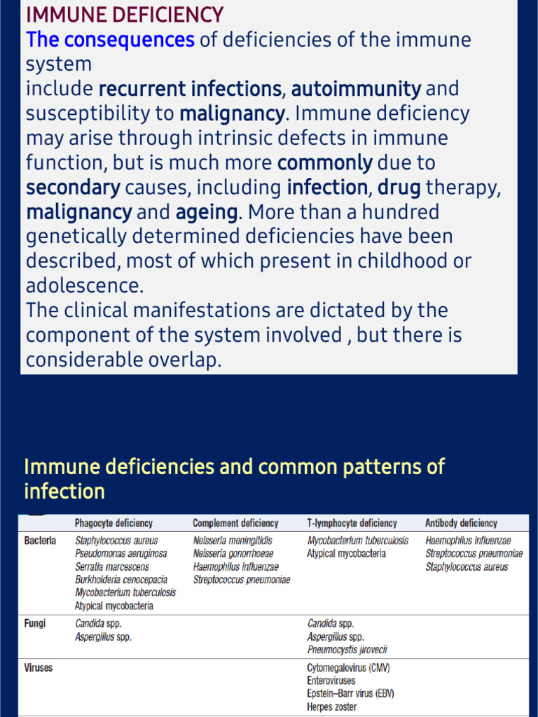 Immune Deficiency | PDF | Immunodeficiency | Antibody