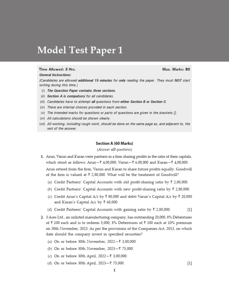 Questions Isc Acc | PDF | Expense | Balance Sheet
