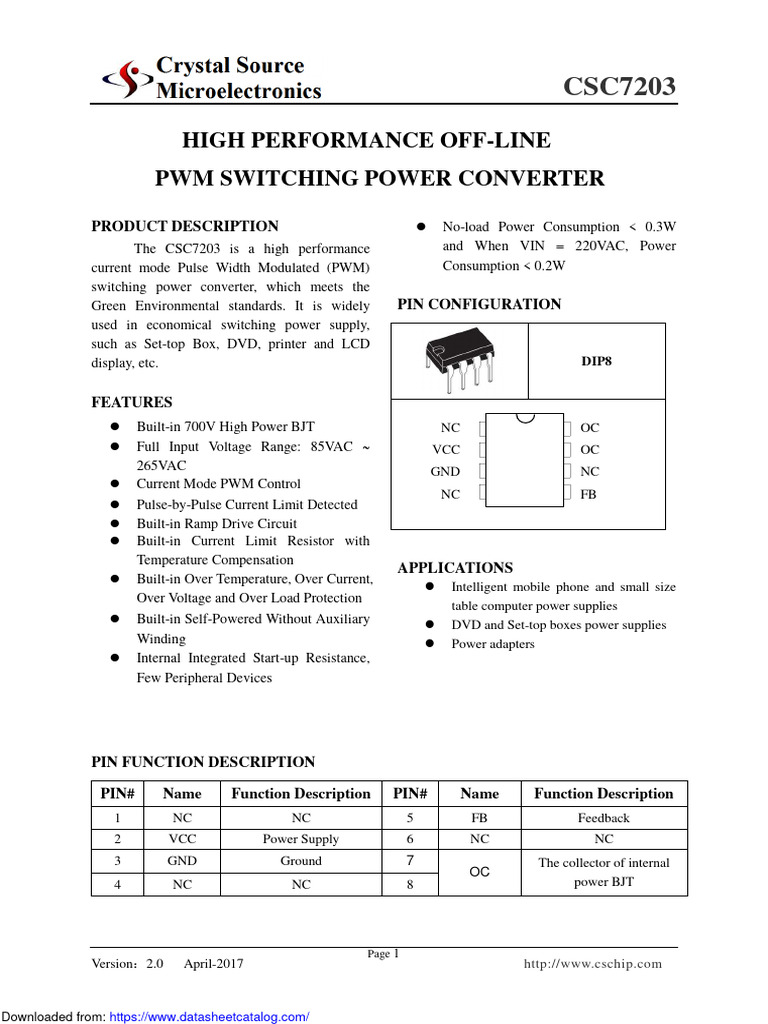 CSC 7203 | PDF | Electrical Engineering | Electricity
