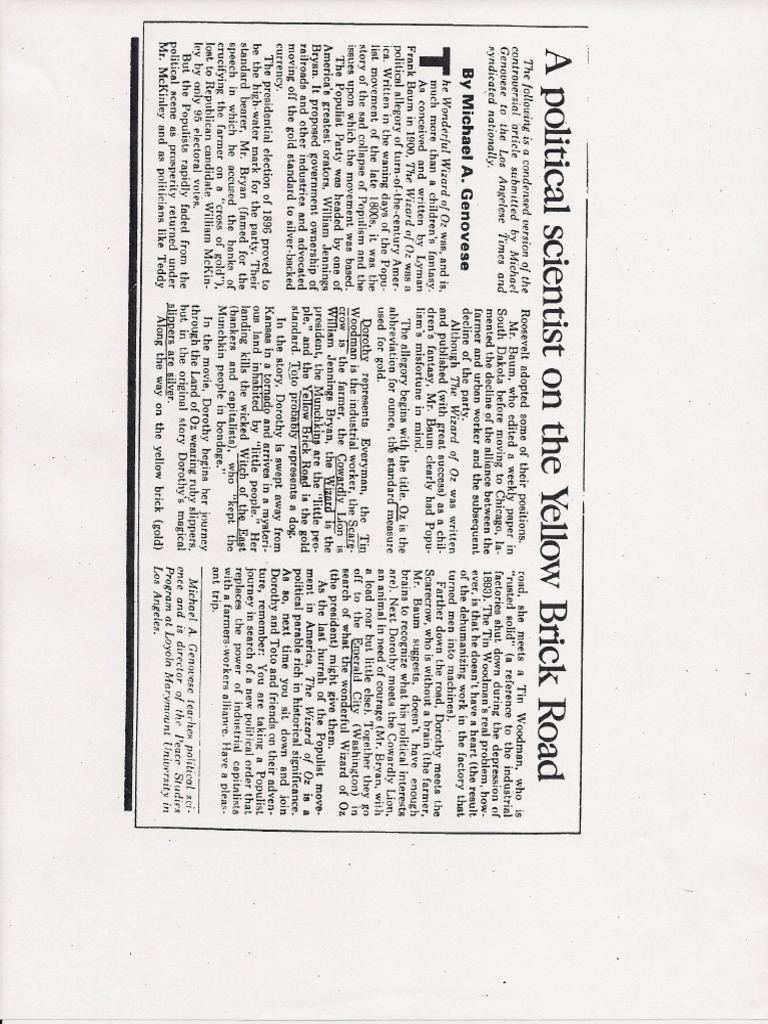 US+3 1+Populism+Packet+ | PDF | History